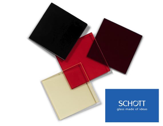 SCHOTT OG590 50mm Sq., 3mm Thick | Edmund Optics